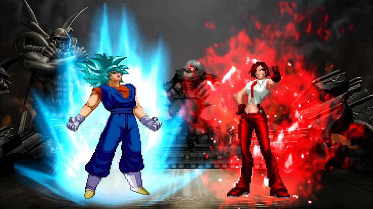 [DBZ vs KOF] Vegetto Blue vs Vanessa Blood - YouTube