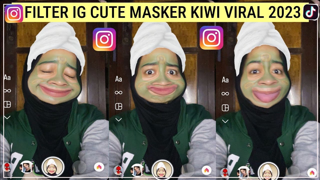Filter Instagram Masker Hijau Kiwi Viral!!! Filter Ig Aesthetic Ala ...