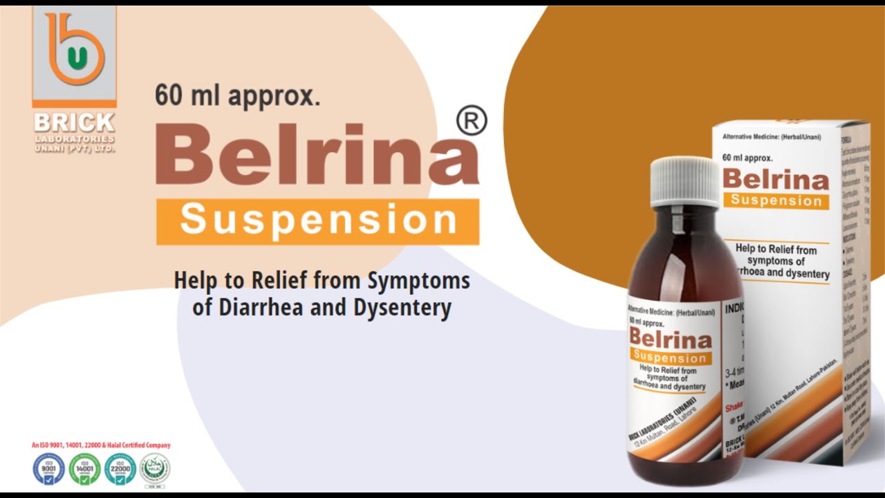 Belrina Suspension - Help to Relief from symptoms of Diarrhea ...