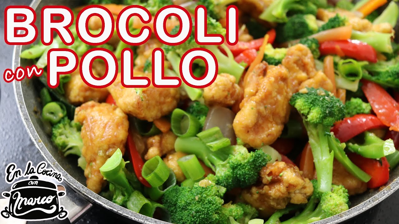 BROCOLI con POLLO saltado Receta fácil peruana SUPER RECOMENDATA! 🥦 ...