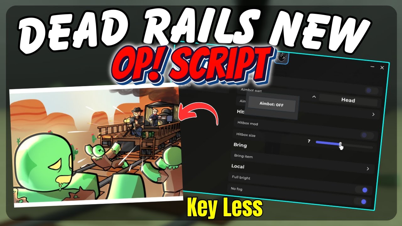 🔥 BEST Dead Rails Hack (Tbao Hub 2025) – NO KEY! 🚂 No Clip , Aimbot ...