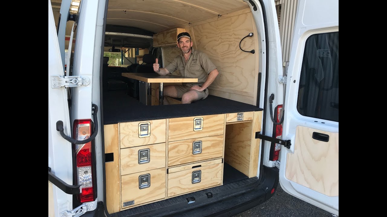 CUSTOMIZED! – DRIFTA large van fit out (Jonas) - YouTube
