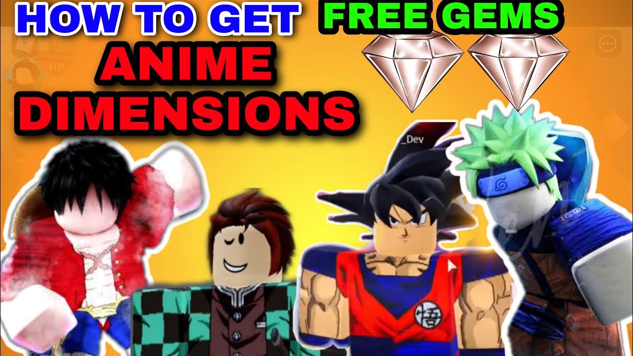 HOW TO GET FREE GEMS IN ANIME DIMENSIONS | ANIME DIMENSIONS GEMS - YouTube