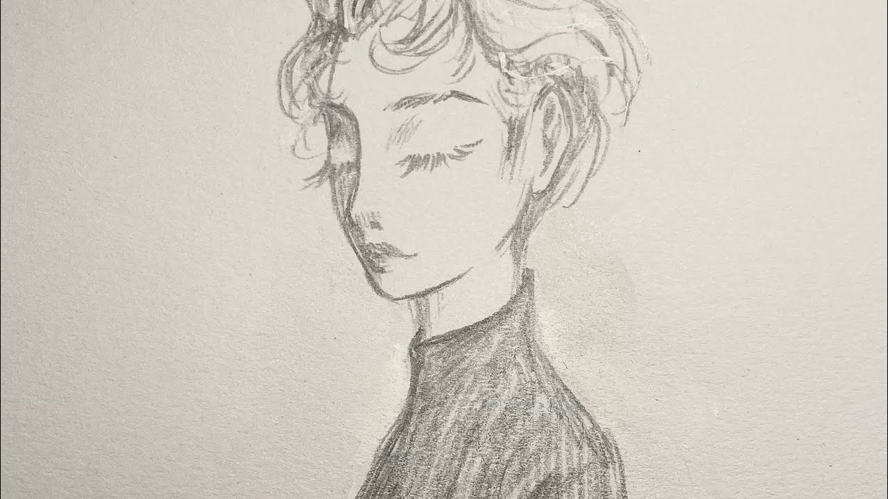 Real Time Sketching ~ Full Process (No Talking, Only Drawing) - YouTube