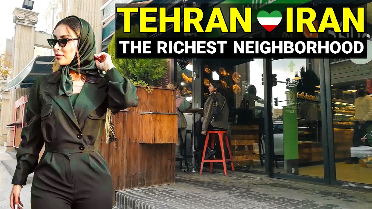 Tehran , Iran 🇮🇷 - Walking In Luxury Neighborhood | Velenjak / ولنجک ...