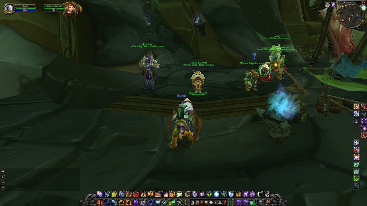 Shattrath (Alliance) Alterac Valley Battlemaster, WoW TBC - YouTube