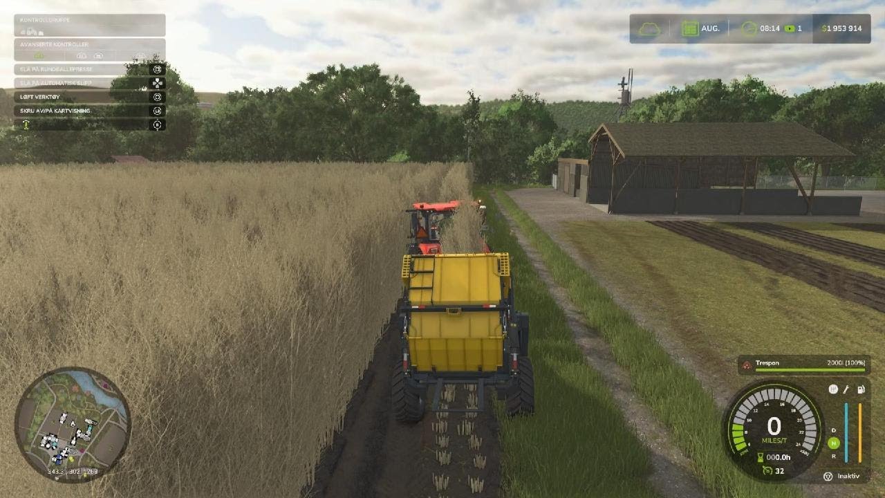 Farming Simulator 25 Poplar Bales and Poplar Woodchips - YouTube