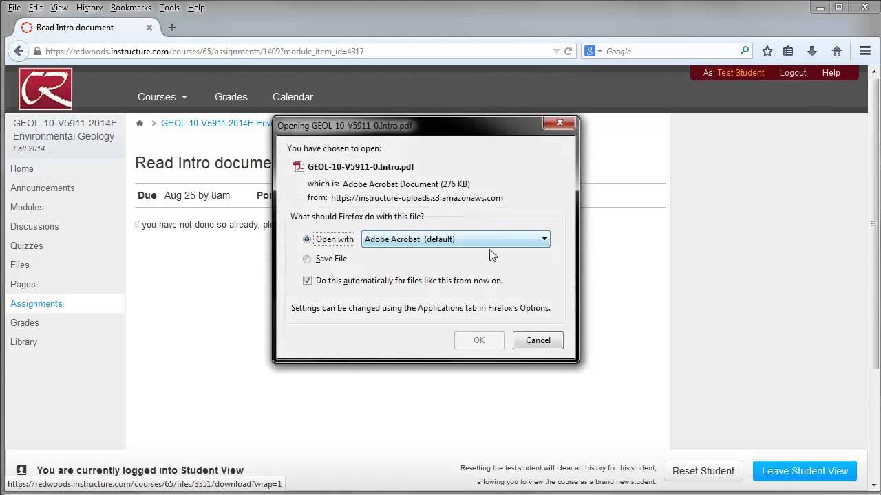 Canvas tutorial - How to see and use Student View - YouTube