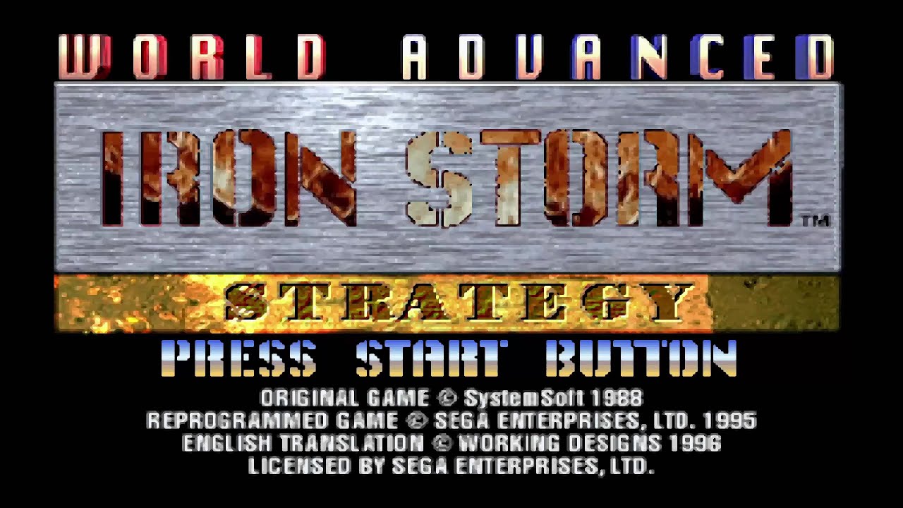 Iron Storm Advanced Strategy US Campaign - Sega Saturn - YouTube