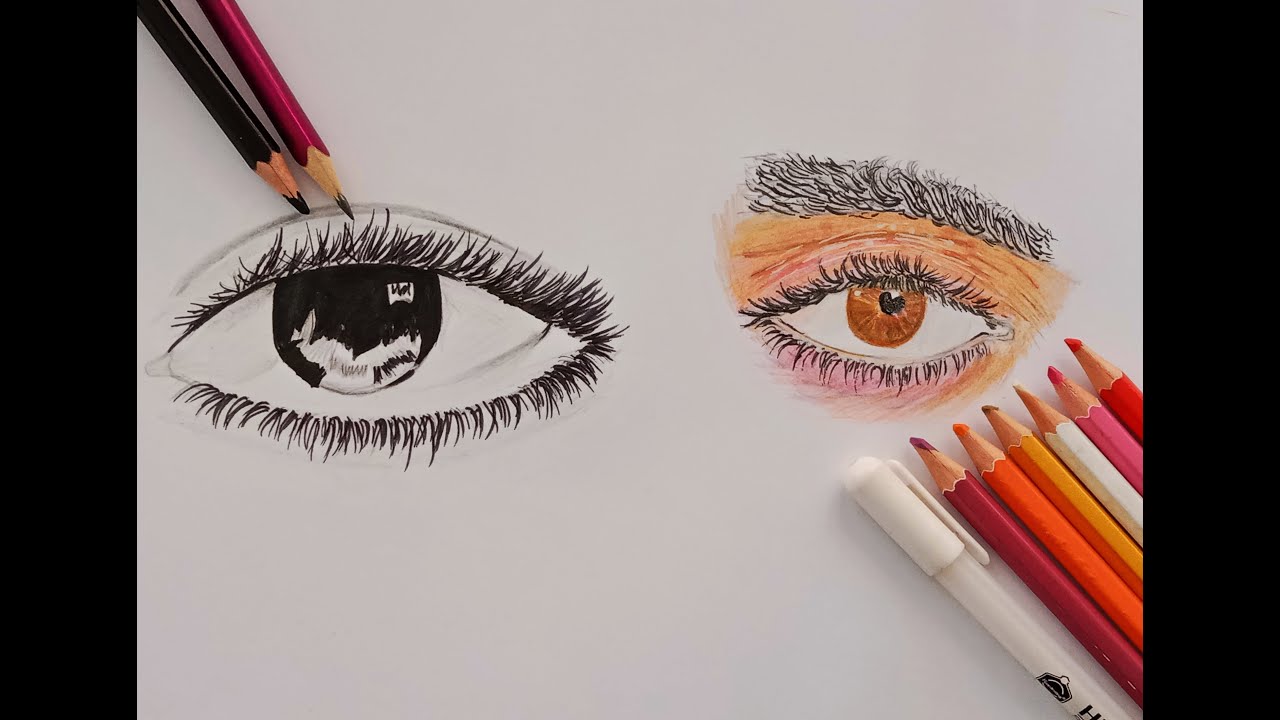 Drawing Realistic Eyes- Step by Step - YouTube