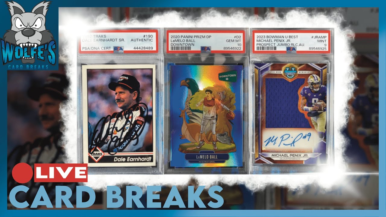 Wolfe's Card Breaks Live Group Breaks - YouTube
