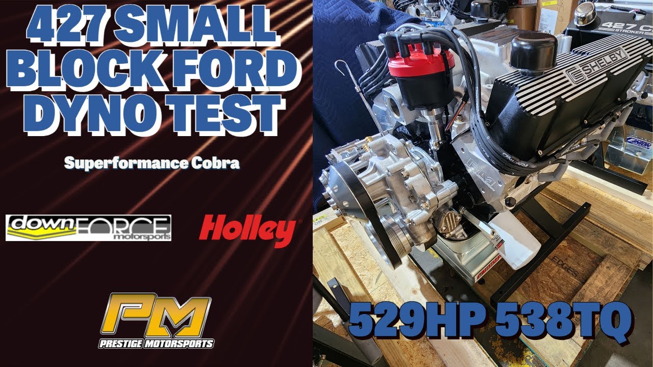 531HP 551TQ 427ci Ford Dyno Testing for Downforce Motorsports ...