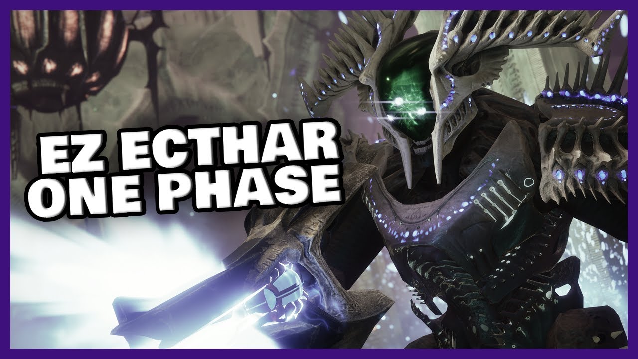 EZ ECTHAR ONE PHASE! (Destiny 2) - YouTube