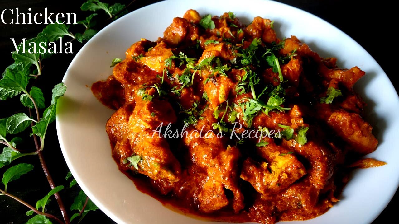 Chicken Masala Recipe|Easter lunch/dinner recipes - YouTube