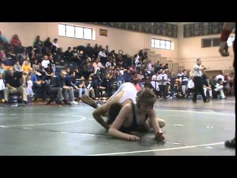152lbs Evan Carswell (Sanford) vs Colin McGovern (Conrad) - YouTube