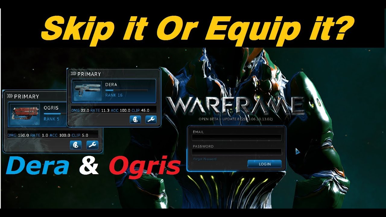 Warframe: "Skip it or Equip it?" Dera & Ogris Weapon Spotlight - YouTube