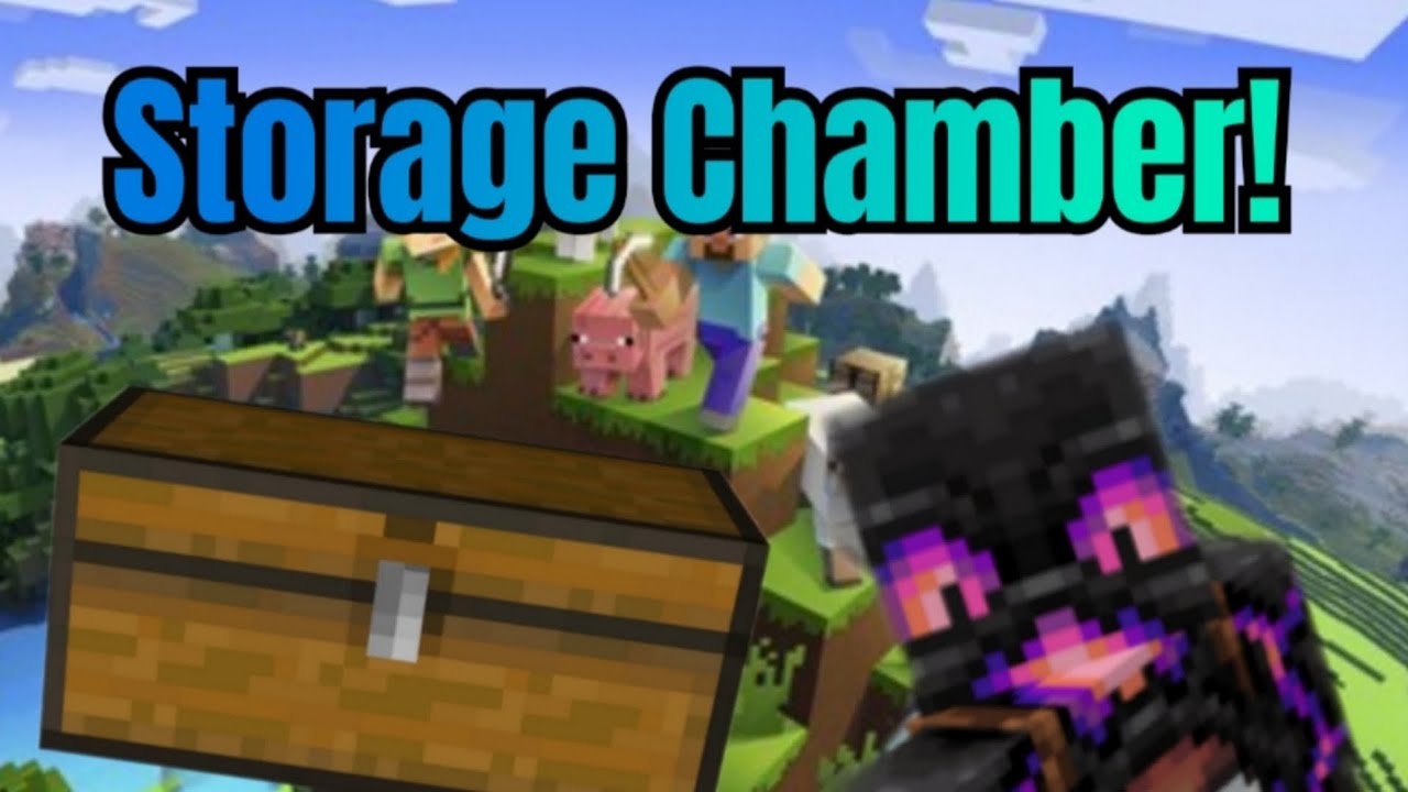 I Built A Storage Chamber In Minecraft! (Part 2) - YouTube
