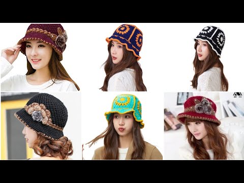 Most Beautiful and Stylish crochet Caps designs for woman 2021 || Rabia Trending Designs
