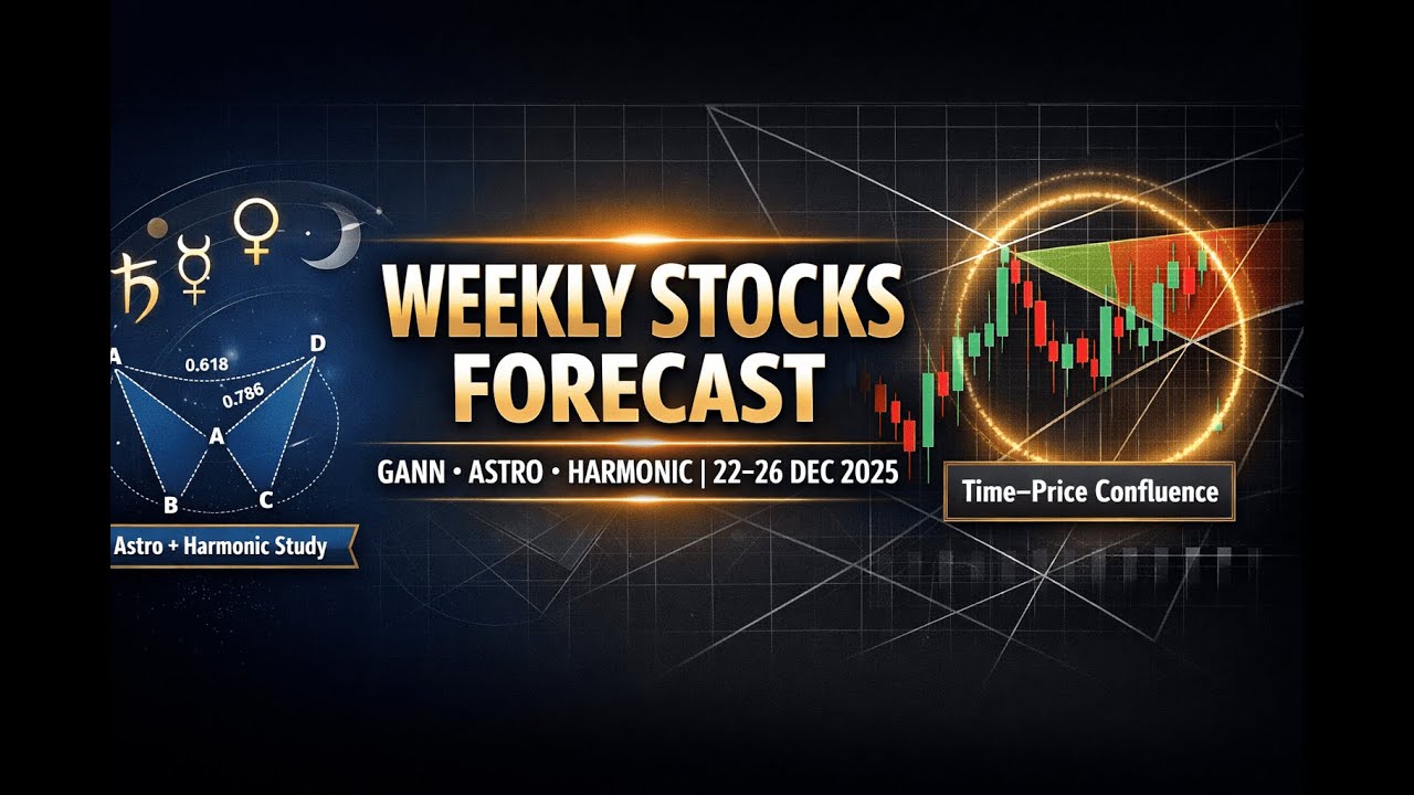 Time, Price & Geometry: Weekly Stock Forecast Using Gann and Harmonics ...