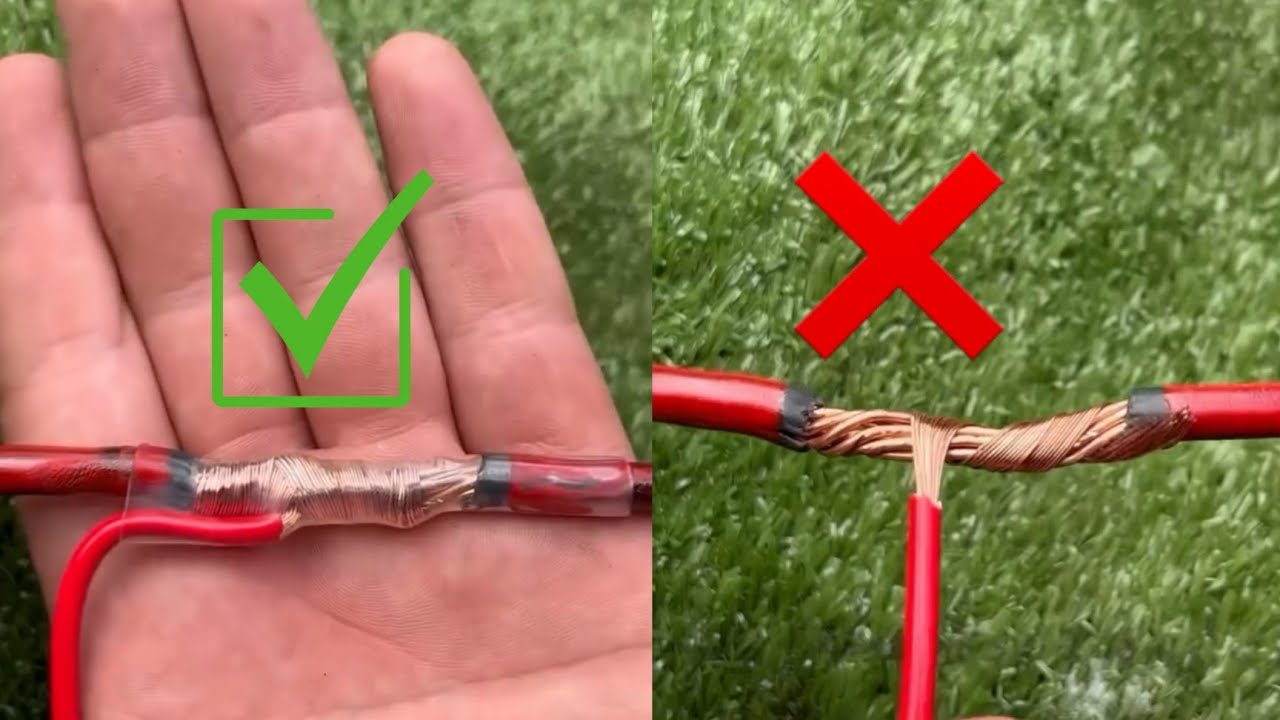 Awesome Idea! How to Twist Electric Wire Together | Properly Joint ...