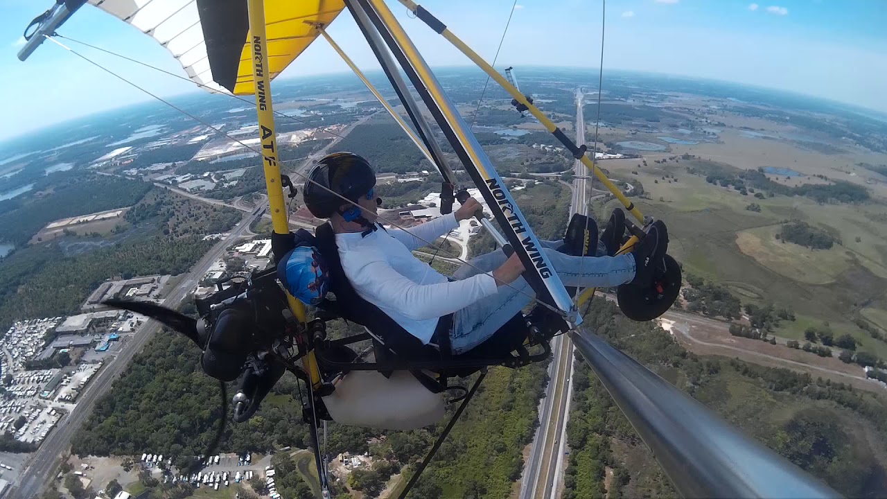 Soaring with a hawk and vultures at Florida Flying Gators Airport - YouTube