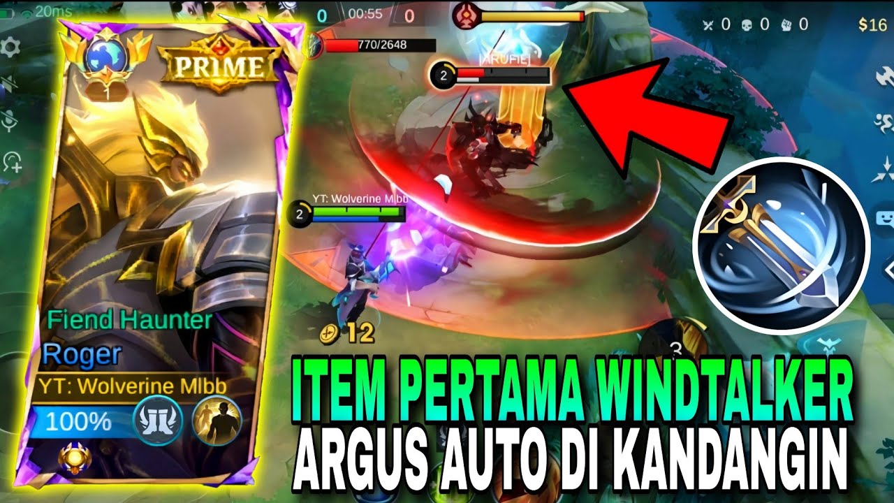 ROGER VS ARGUS DI EXPLANE | BUILD ROGER EXPLANE TERBARU 2025 | MLBB ...