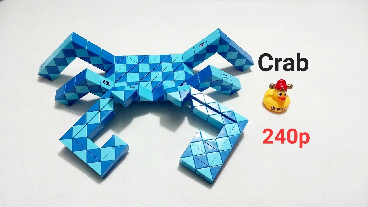 Snake Cube or Rubik Biến Thể 240 Pieces - Crab - YouTube
