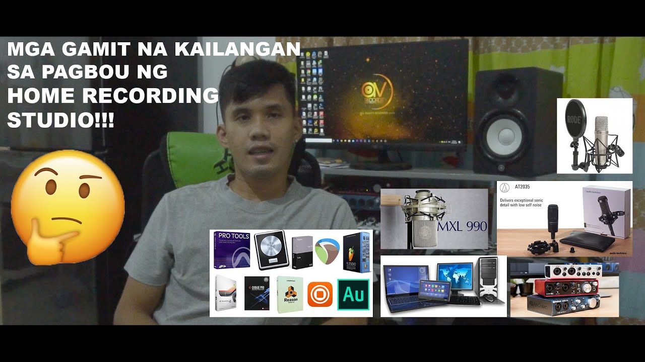 Mga Gamit Na Kailangan Sa Pagbou Ng Isang Home Recording Studio ...