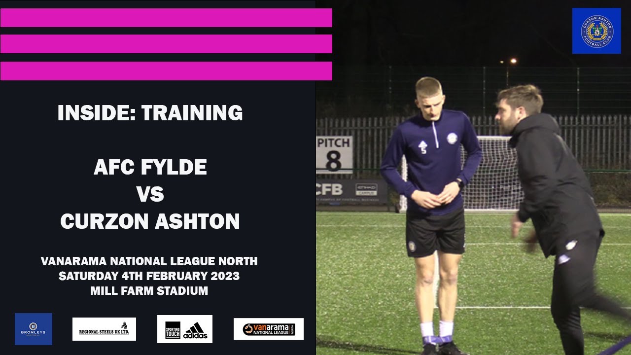 Inside: Training | Pre-AFC Fylde (A) - YouTube