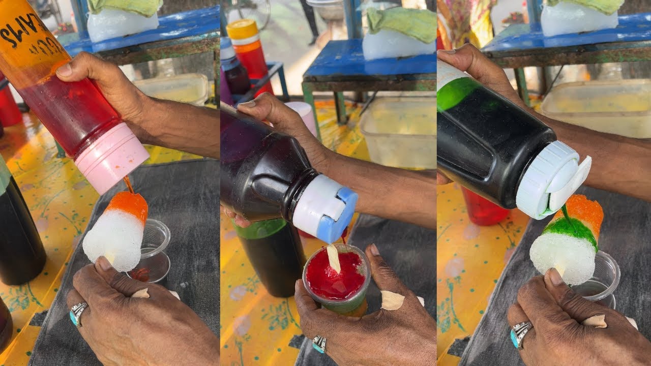 Most Unique Ice Gola Making - YouTube