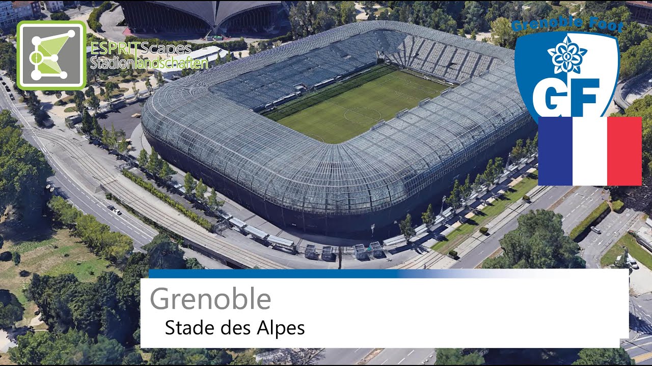 Stade des Alpes | Grenoble Foot 38 | FC Grenoble Rugby | Google Earth ...