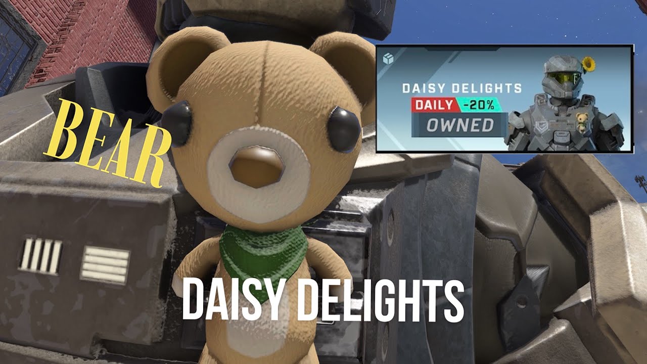 Daisy's bear and flowers are back! - Daisy Delights - Halo infinite Daily Store - YouTube