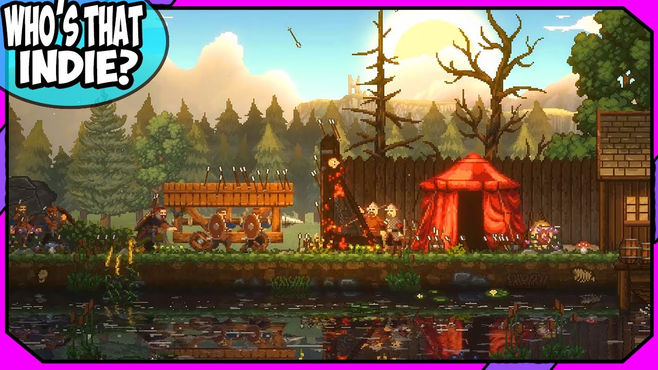 SONS OF VALHALLA Gameplay | 2D Viking Colony Building Castle Siege Game ...