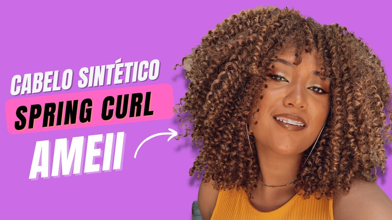 ENTRELACE CABELO SINTÉTICO SPRING CURL | BASE CARACOL - YouTube