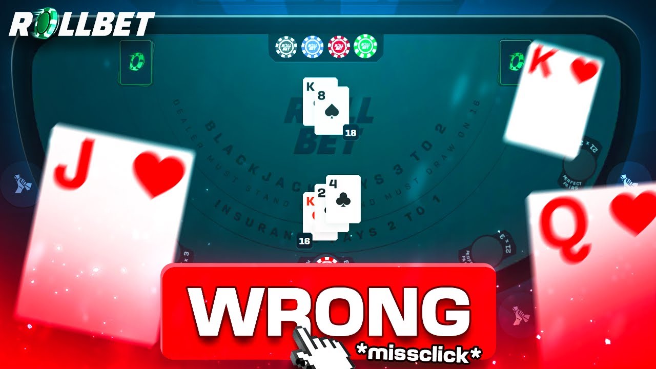 THE WORST MISCLICK EVER ON BLACKJACK! - YouTube