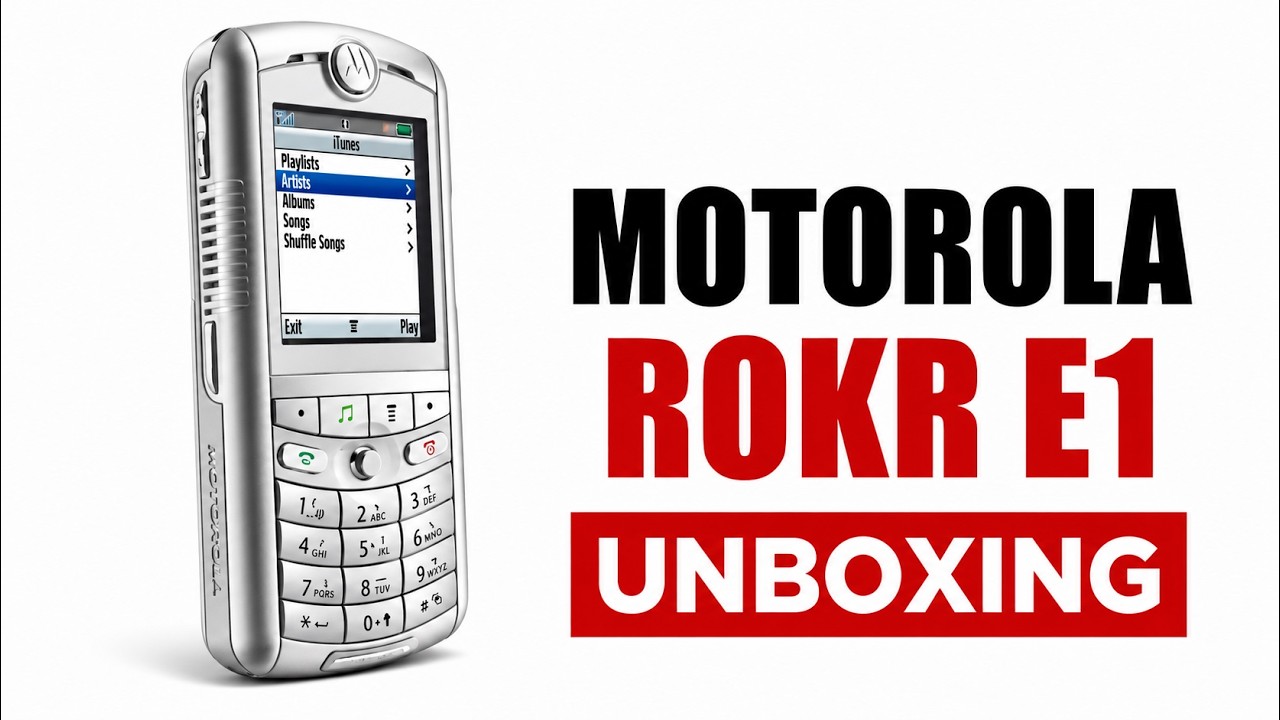 Motorola Rokr E1 Unboxing 4K — with all original accessories | Released ...