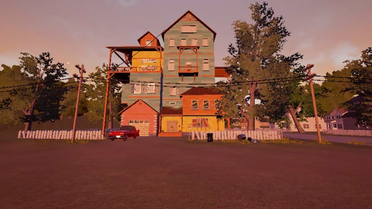 random hello neighbor alpha 1 video - YouTube