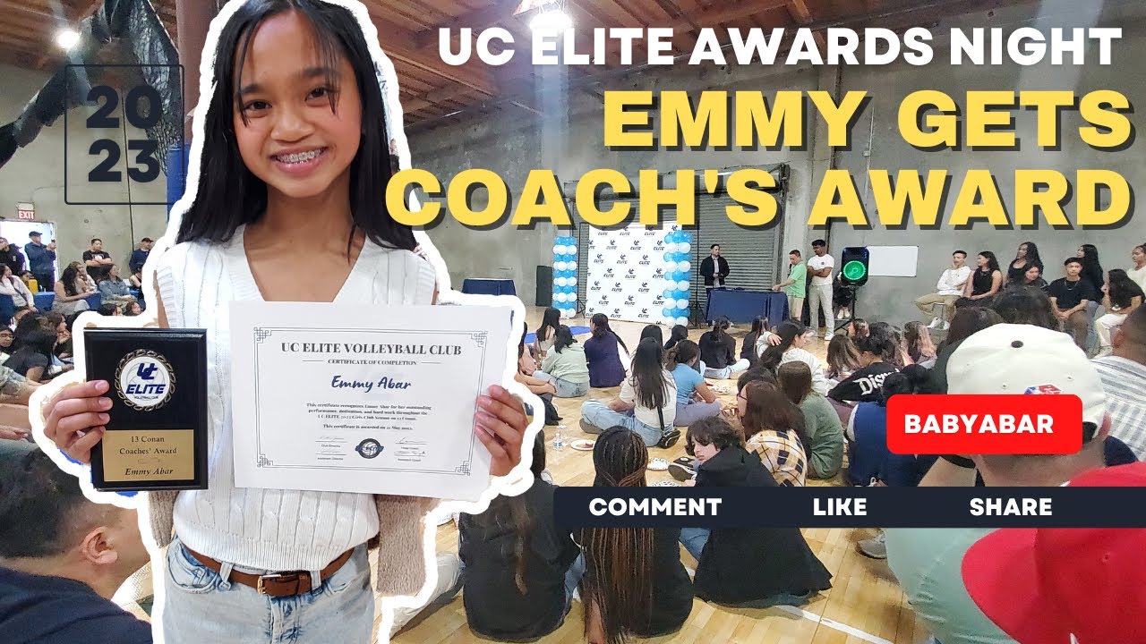 [2023-05-21] Emmy gets the 2023 Coach's Award for her UC Elite 13s Team ...