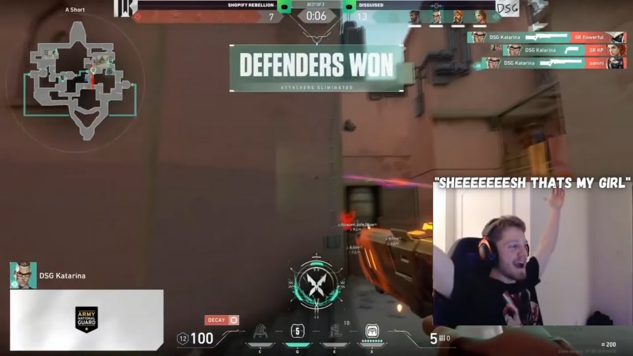 EG Demon1 Reacts to His Girl DSG Katarina INSANE CHAMBER CLUTCH v SR ...