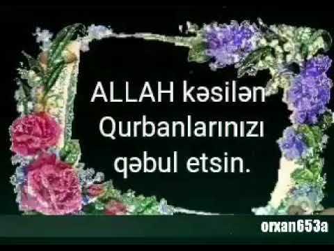 Qurban bayramınız mübarək