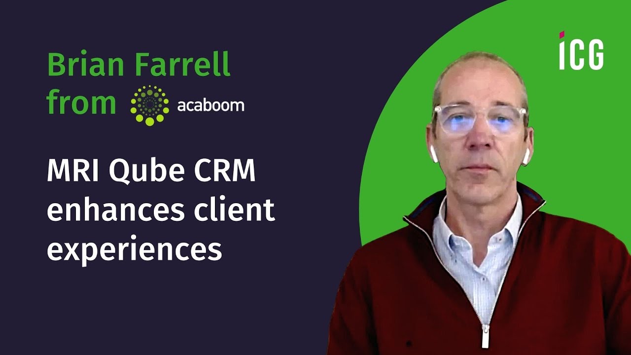 What’s great about MRI Qube CRM? Acaboom’s Brian Farrell explains - YouTube
