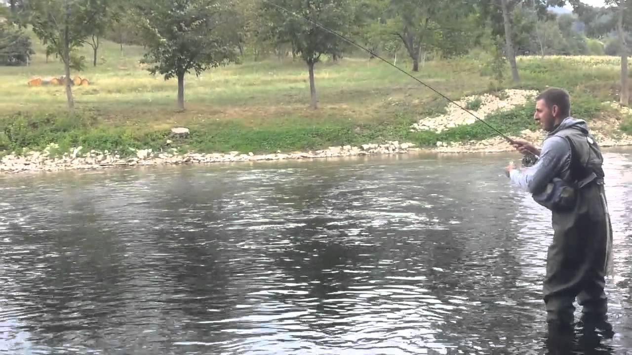 Fly Fishing Revir Sana i Ribnik - YouTube