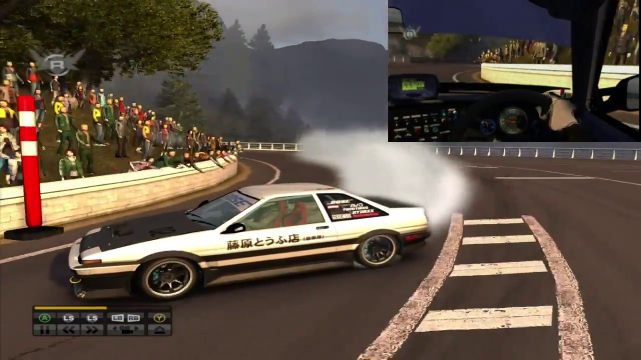 Race Driver Grid "Toyota Trueno AE86" Drift w/ Initial D skin - YouTube