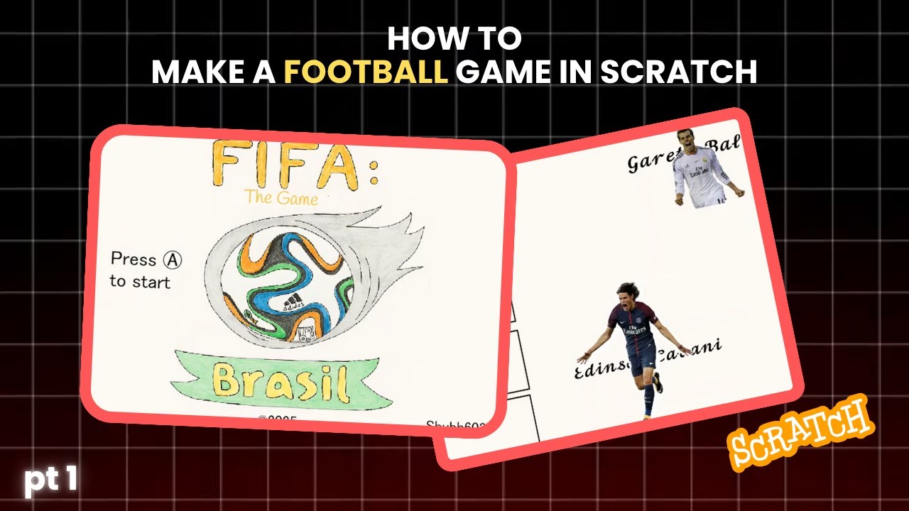 How to make a football game in scratch (Part 1) Making the menu - YouTube
