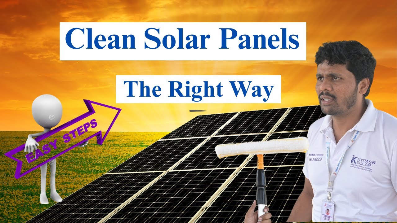 Solar Panel Cleaning HACKS That REALLY Work | Clean Solar Panel The ...