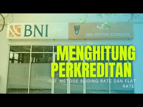 cara menghitung metode flat rate dan sliding rate kelompok PAYLATER ...