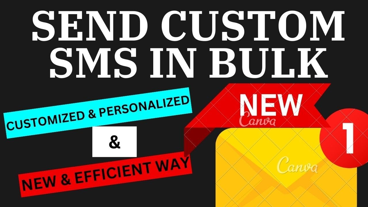 Send Personalized and Customized Messages in Bulk - YouTube