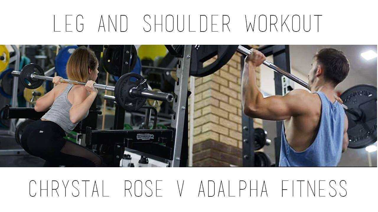 Leg and Shoulder Workout | Motivation - YouTube