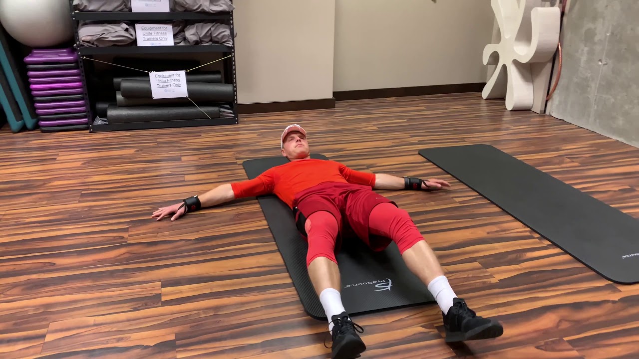 Tennis Core Exercise: Heels to Ceiling - YouTube