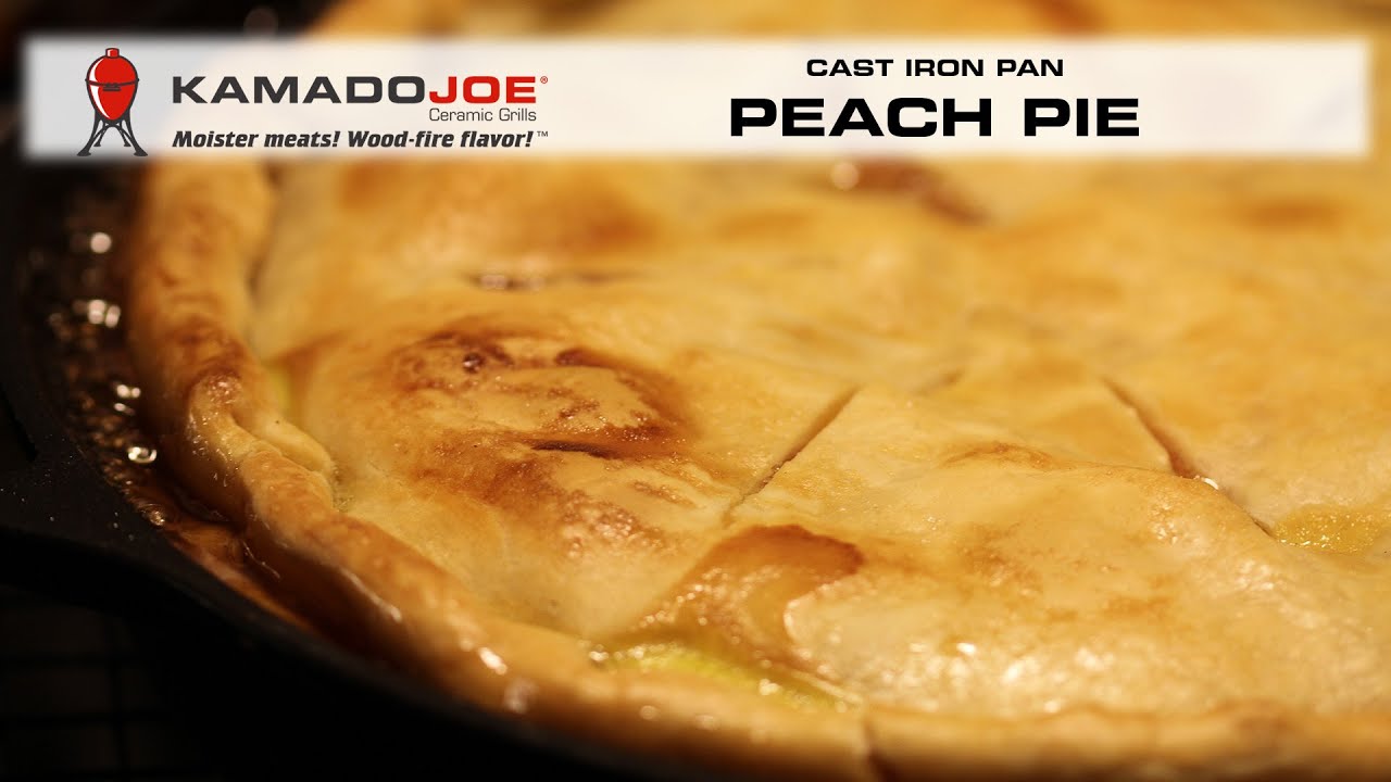 Kamado Joe Peach Pie - YouTube